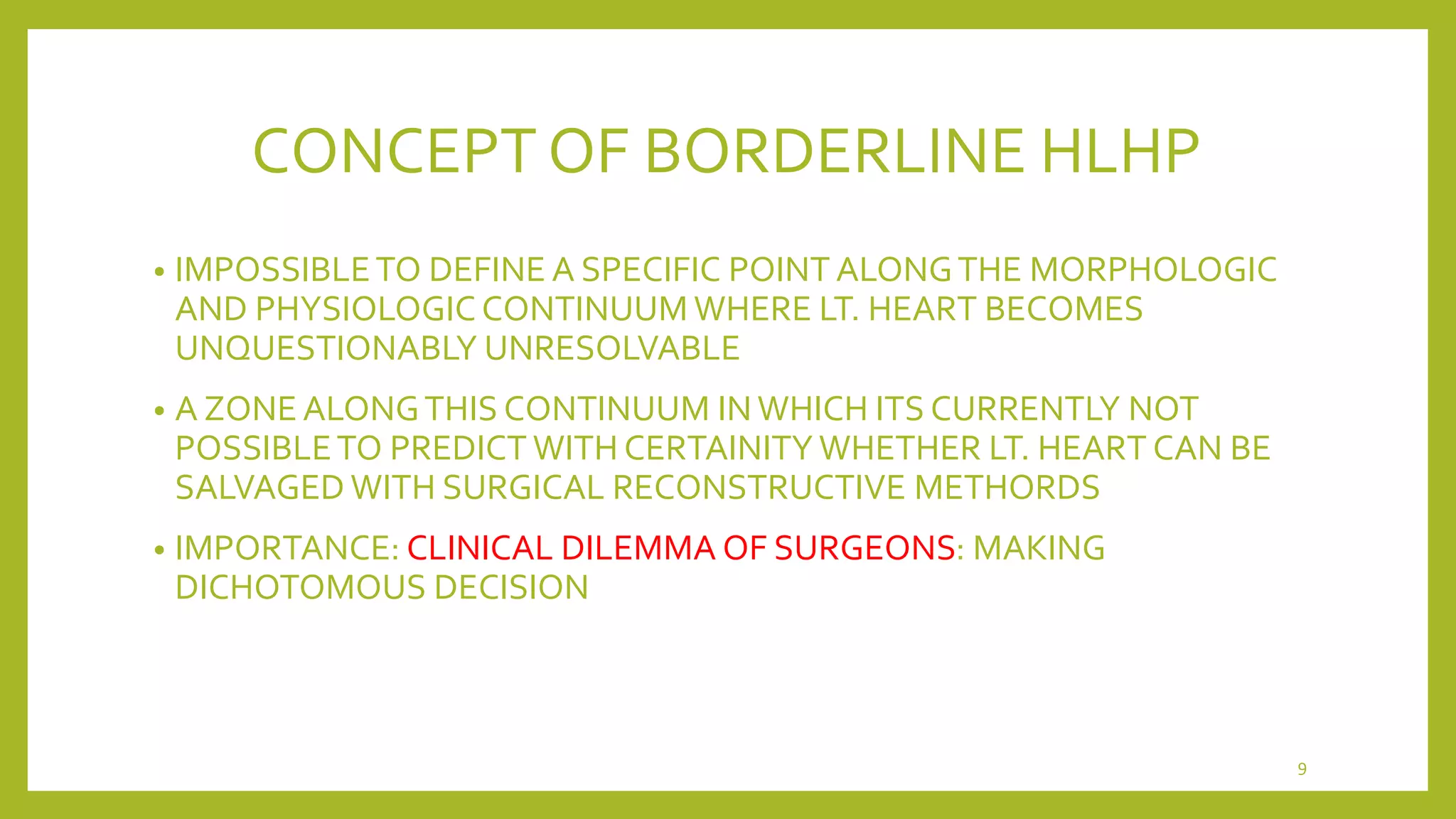 HYPOPLASTIC LEFT HEART SYNDROME & NORWOOD PROCEDURE- A REVIEW | PPTX