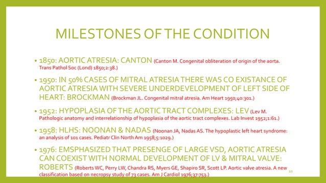 HYPOPLASTIC LEFT HEART SYNDROME & NORWOOD PROCEDURE- A REVIEW | PPTX