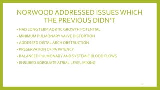HYPOPLASTIC LEFT HEART SYNDROME & NORWOOD PROCEDURE- A REVIEW | PPTX