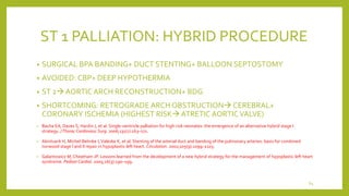 HYPOPLASTIC LEFT HEART SYNDROME & NORWOOD PROCEDURE- A REVIEW | PPTX