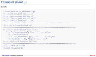 Unit Testing with Nose | PDF