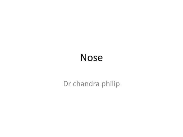 Nose | PPT