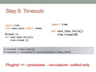 Unit Testing with Nose | PPT