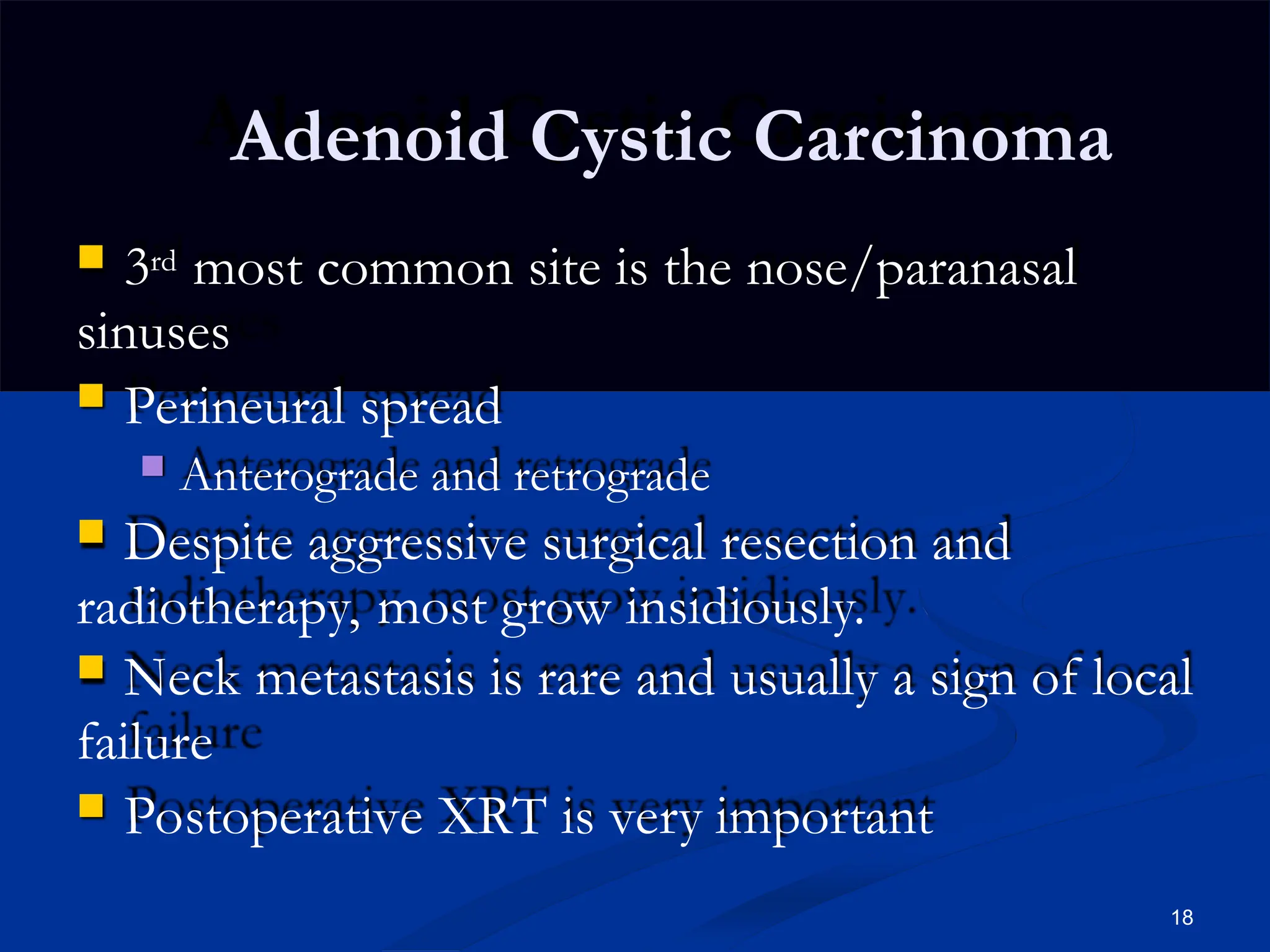 nose and paranasal sinuses carcinoma presentation | PPT