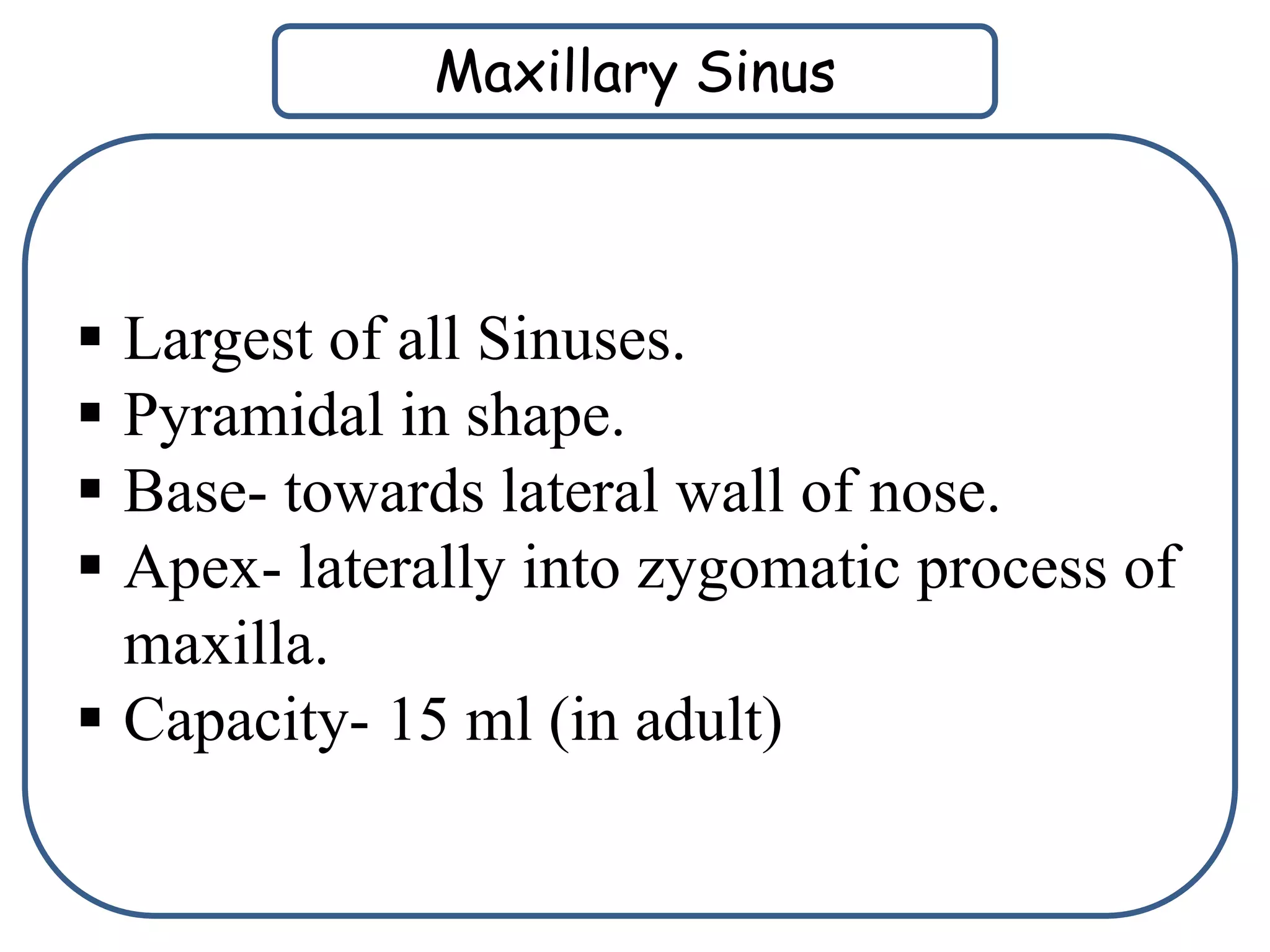 Nose anatomy and physiology | PPTX