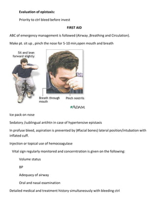 epistaxis | PDF