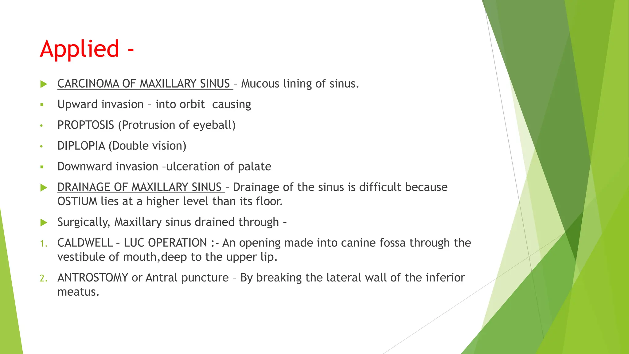 NOSE AND PARANASAL sinuses PPT & diagrams | PPT
