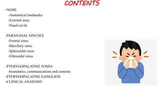 Nose and paranasal sinuses. | PPTX