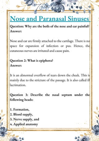 Inside Nasal Wall Boil