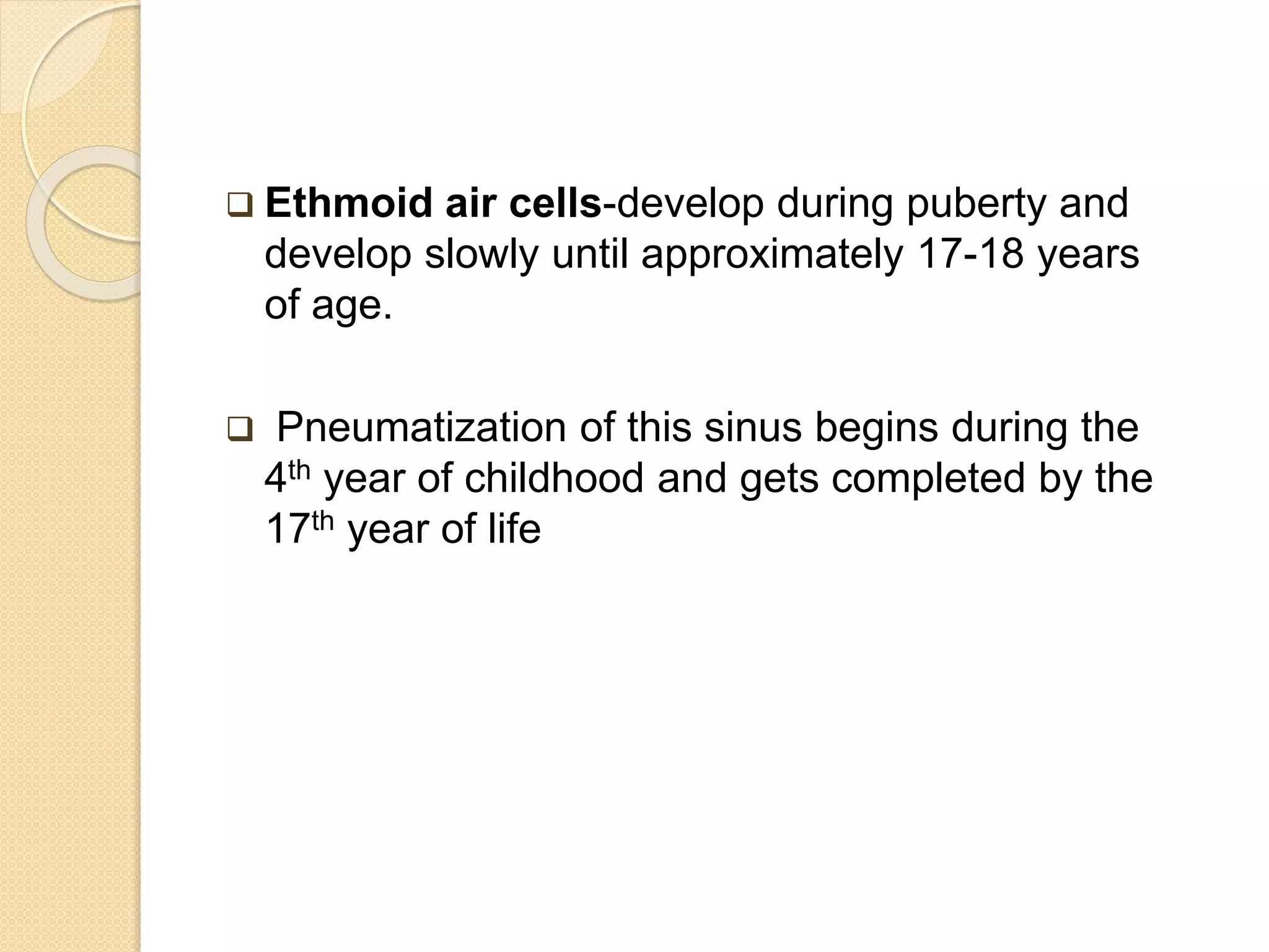 nose and paranasal sinuses EXCELLENT SLIDES TO CULL FROM NOSE SINUSES ...