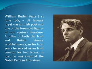 No Second Troy-William Butler Yeats | PPTX
