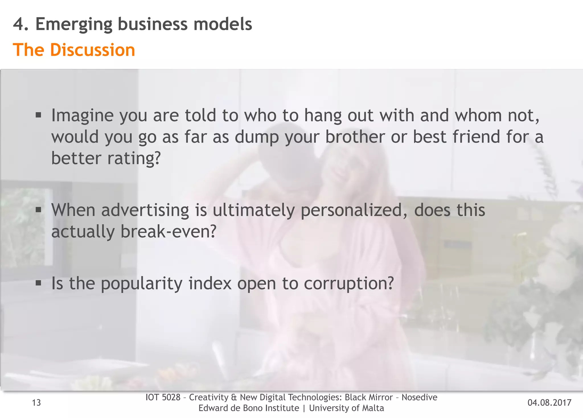 Blackmirror S03E01 - Nosedive - Analysis and philosophical thoughts ...