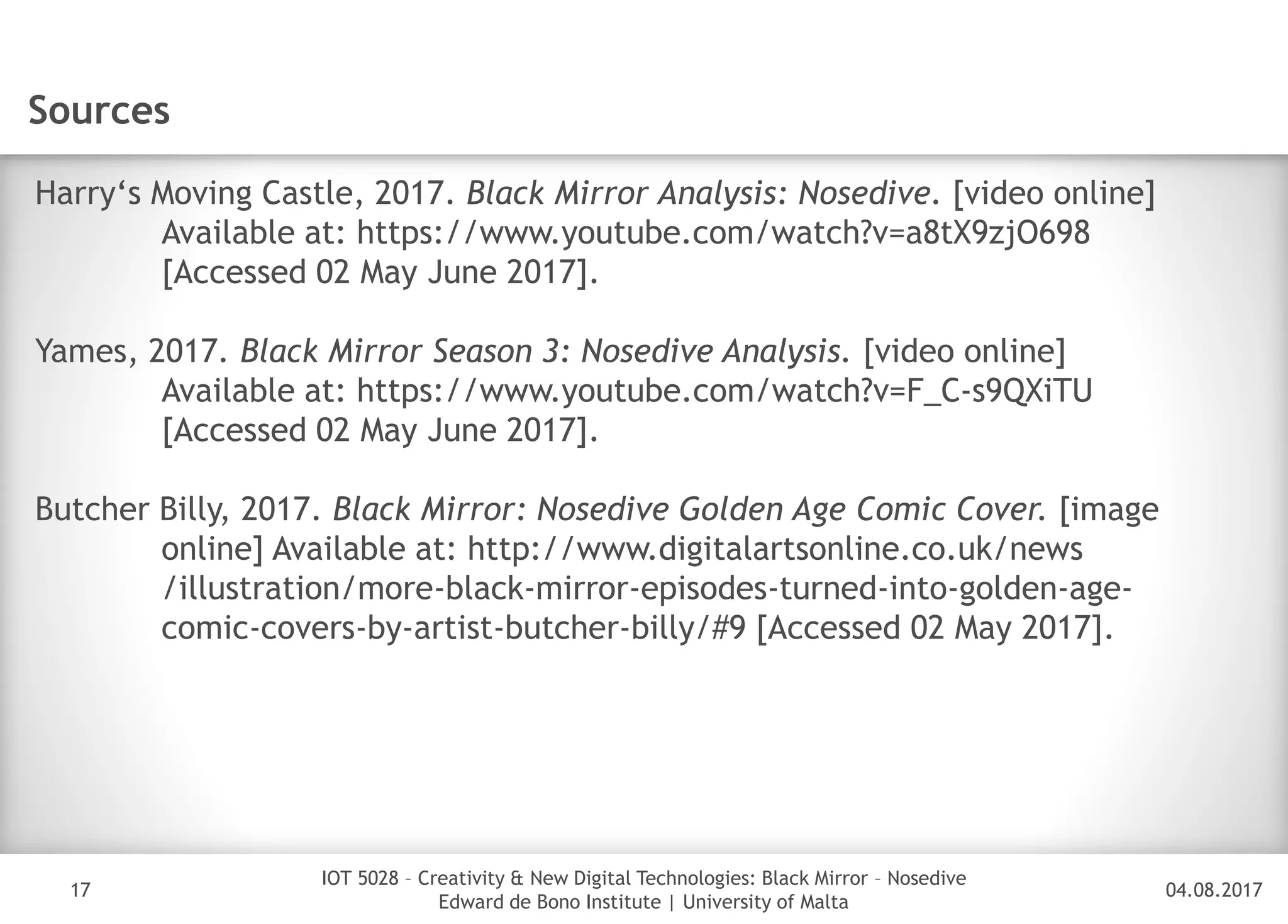 Blackmirror S03E01 - Nosedive - Analysis and philosophical thoughts | PPTX