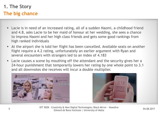 Blackmirror S03E01 - Nosedive - Analysis and philosophical thoughts ...