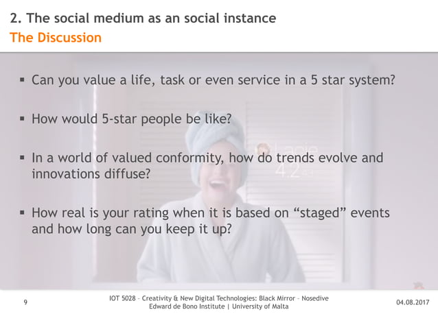 Blackmirror S03E01 - Nosedive - Analysis and philosophical thoughts ...