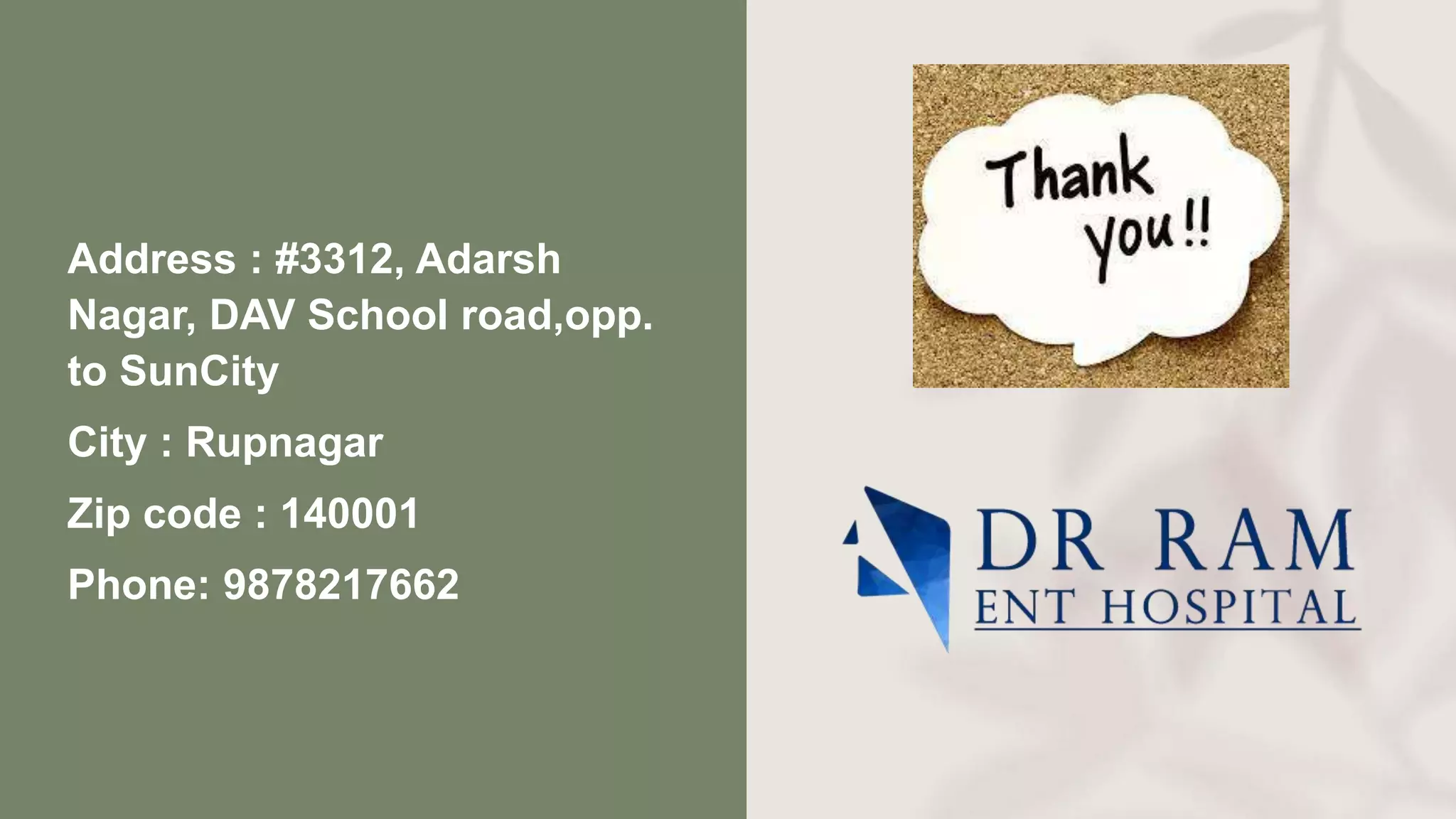 Nose Doctor In Ropar | PPT