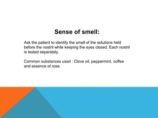 Nose examination ppt | PPTX