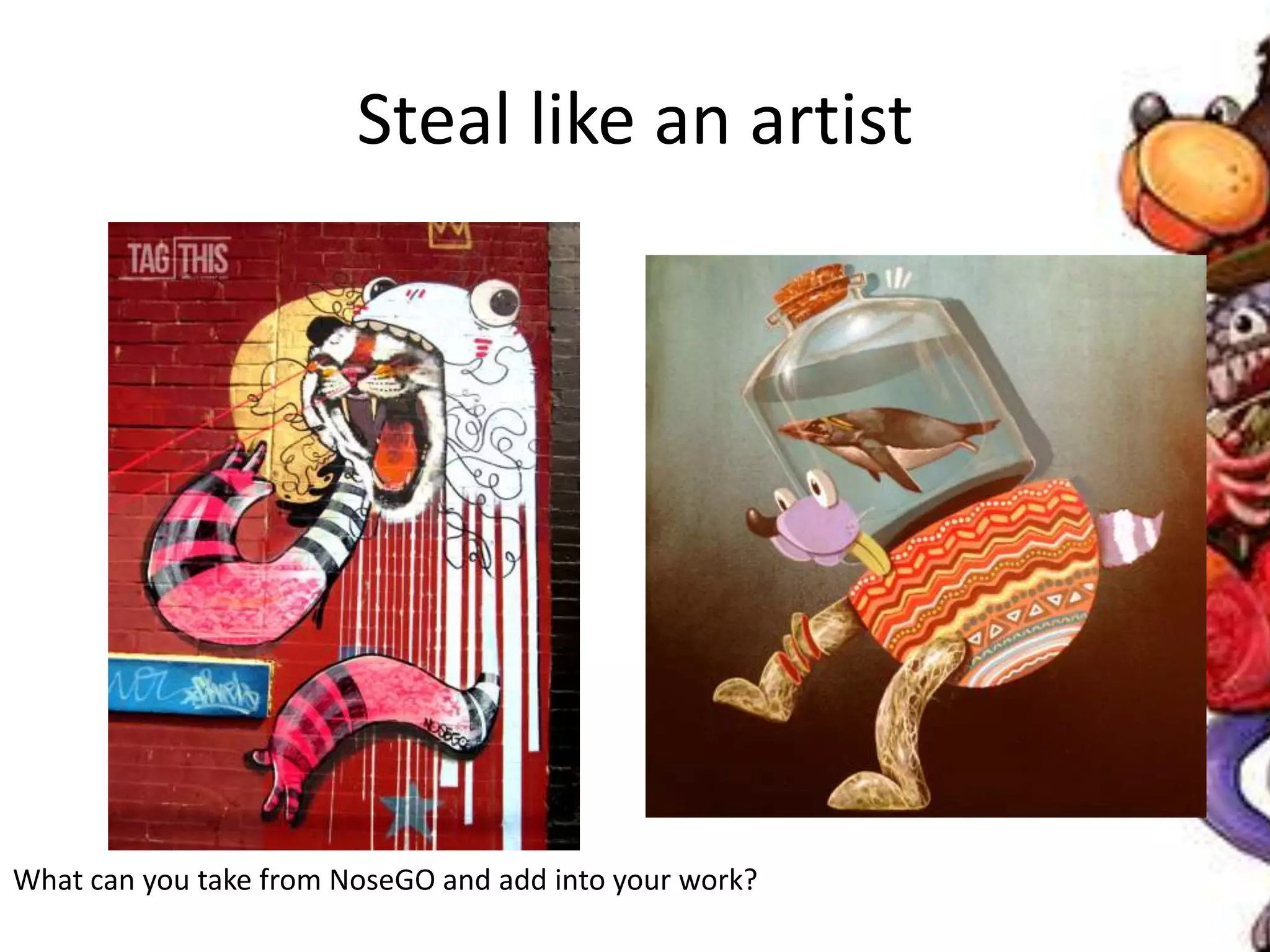 Nose go- discovering Contemporary Artists | PPTX