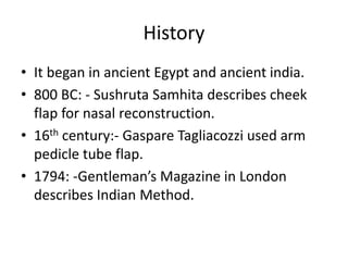 Nose reconstruction | PPTX