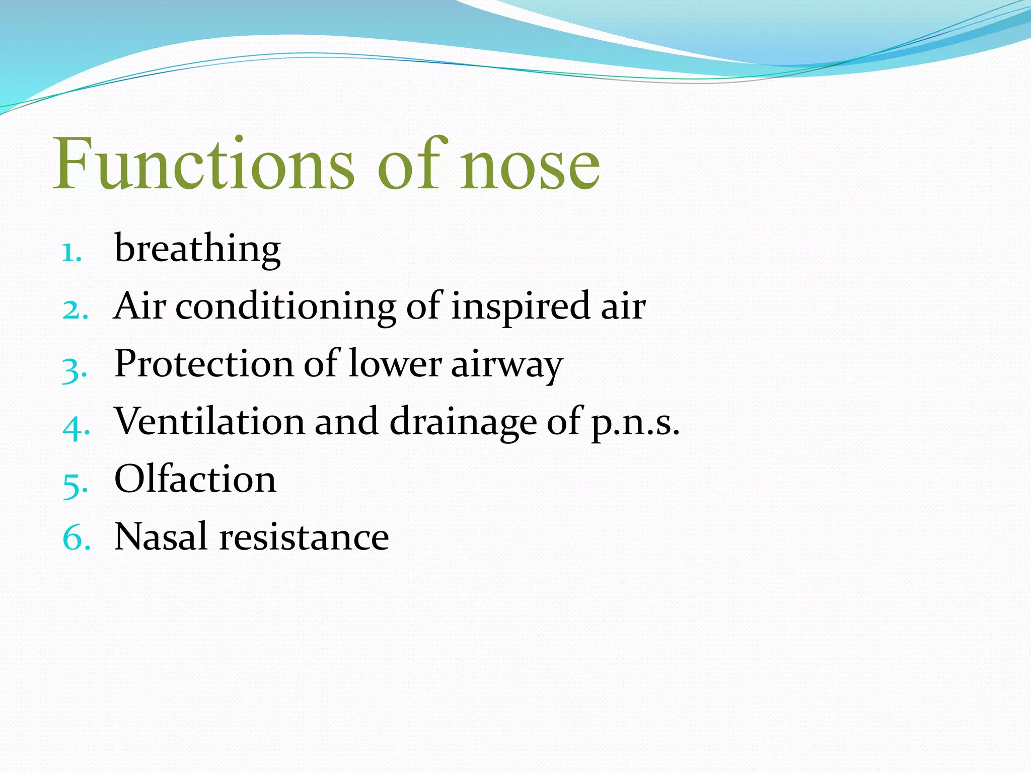 Nose & sense of smell | PPTX