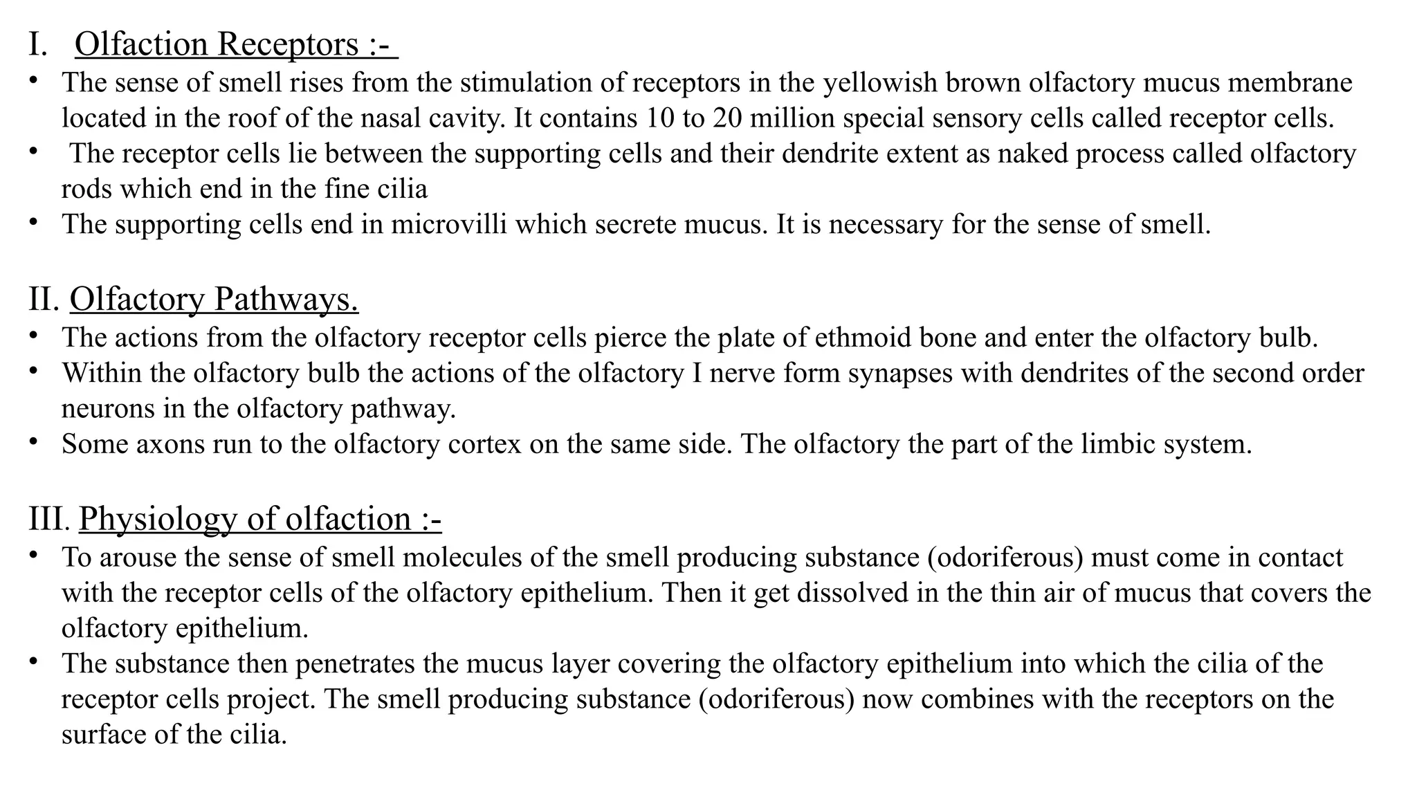 Nose and olfaction- sense of smell (sense organ) | PPTX