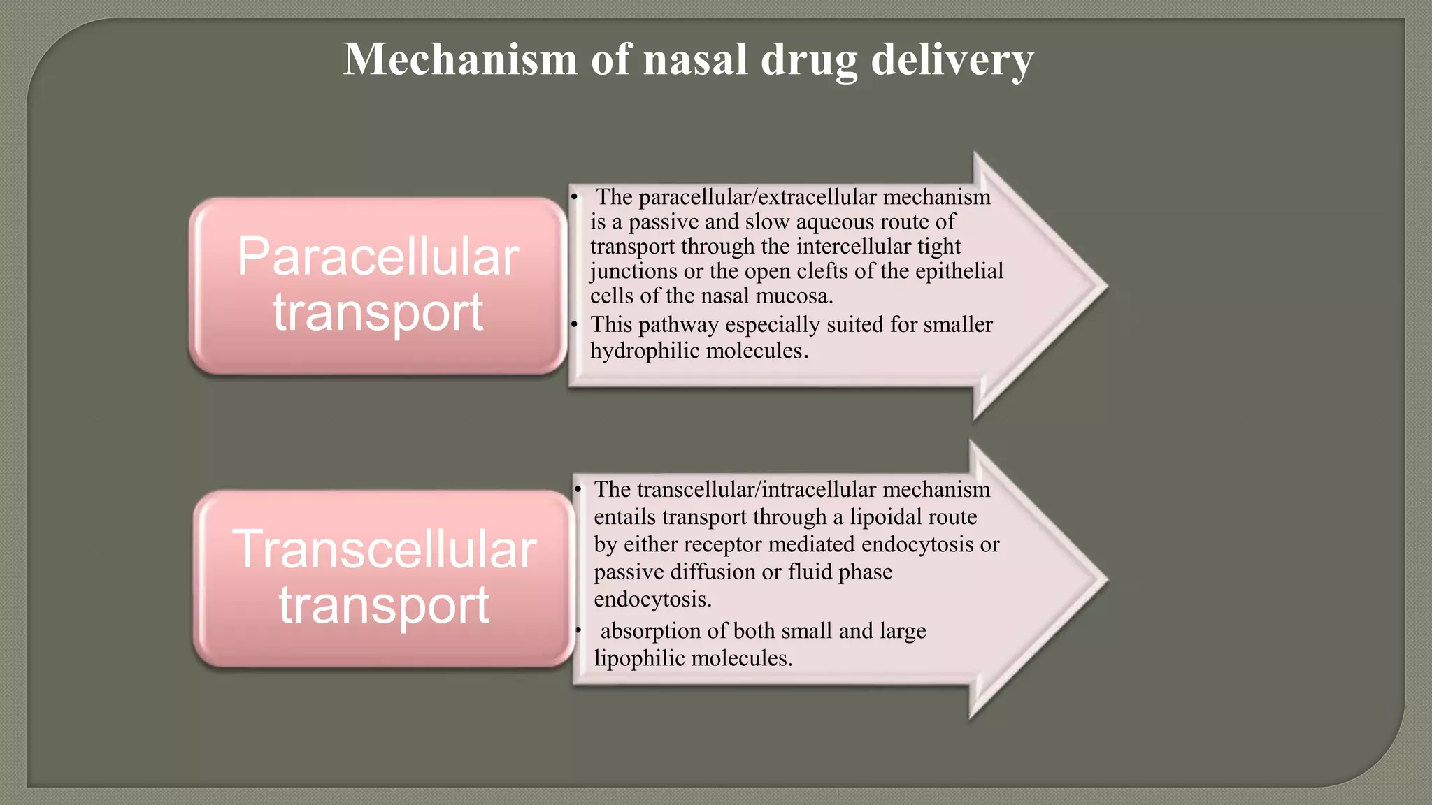 Nose to brain drug delivery system | PPTX