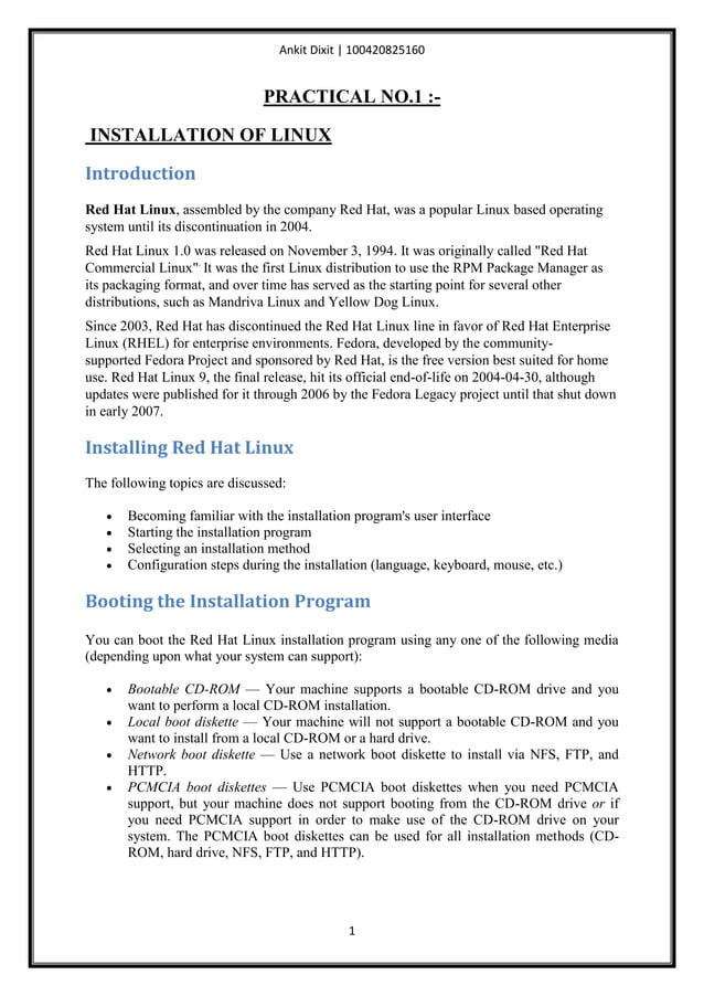 Network operating system practicle file | DOCX