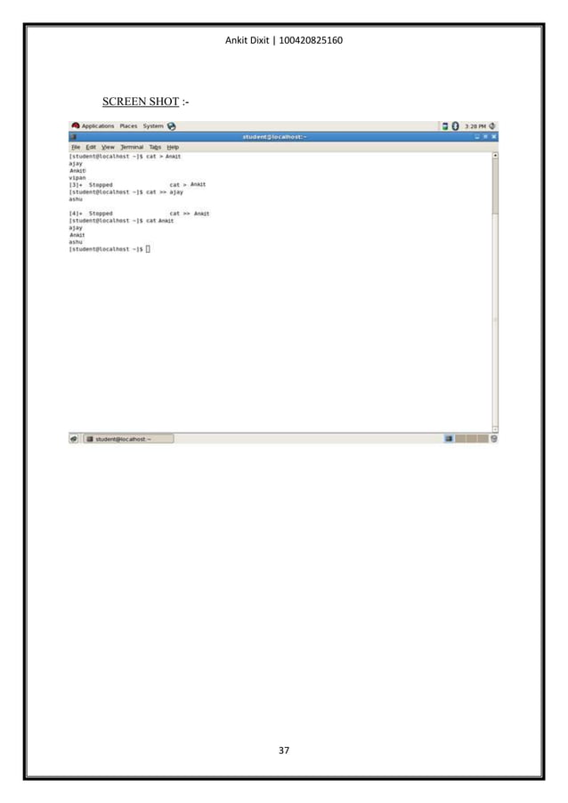 Network operating system practicle file | DOCX