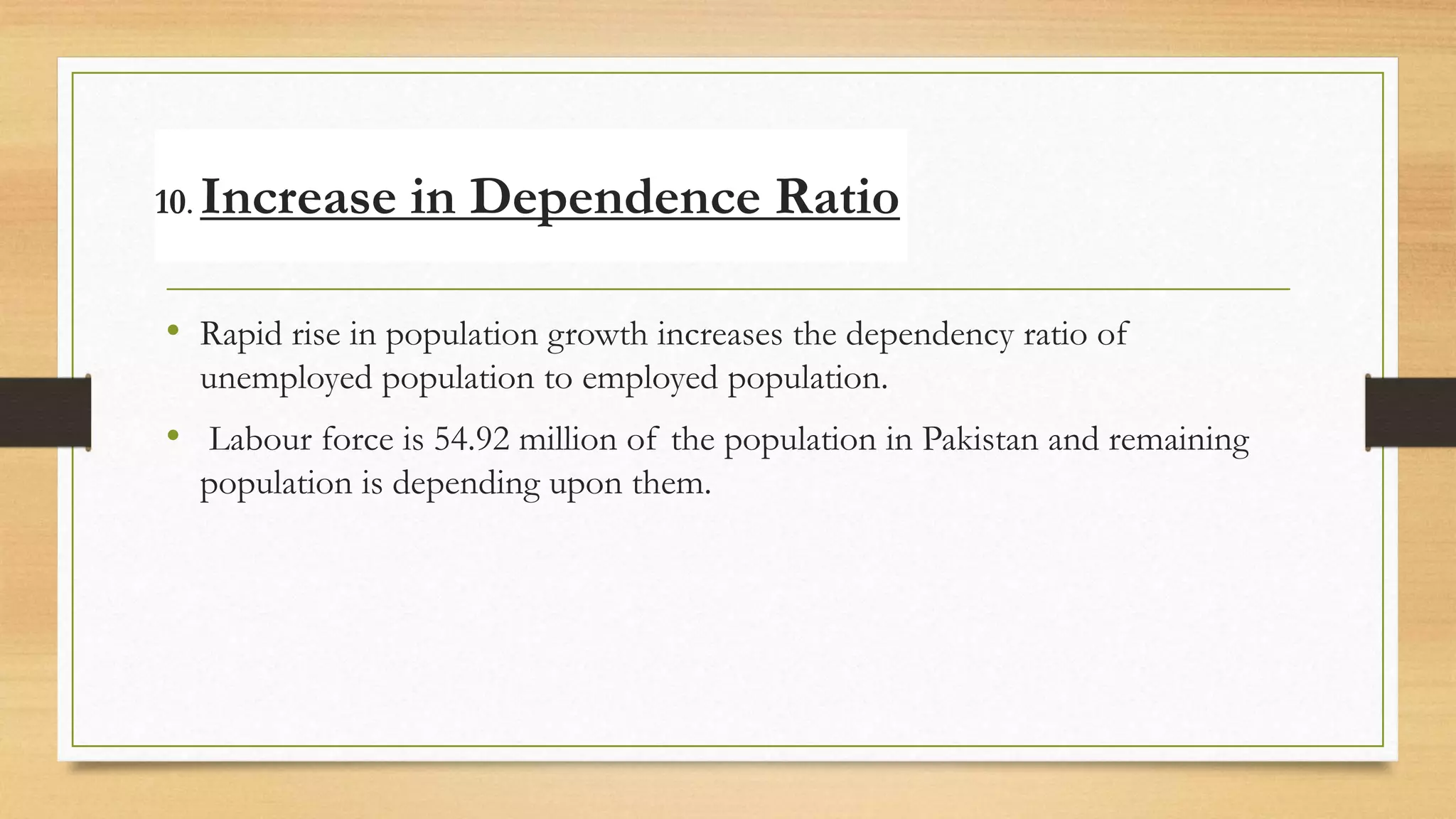 Impact of population growth on national development | PPTX