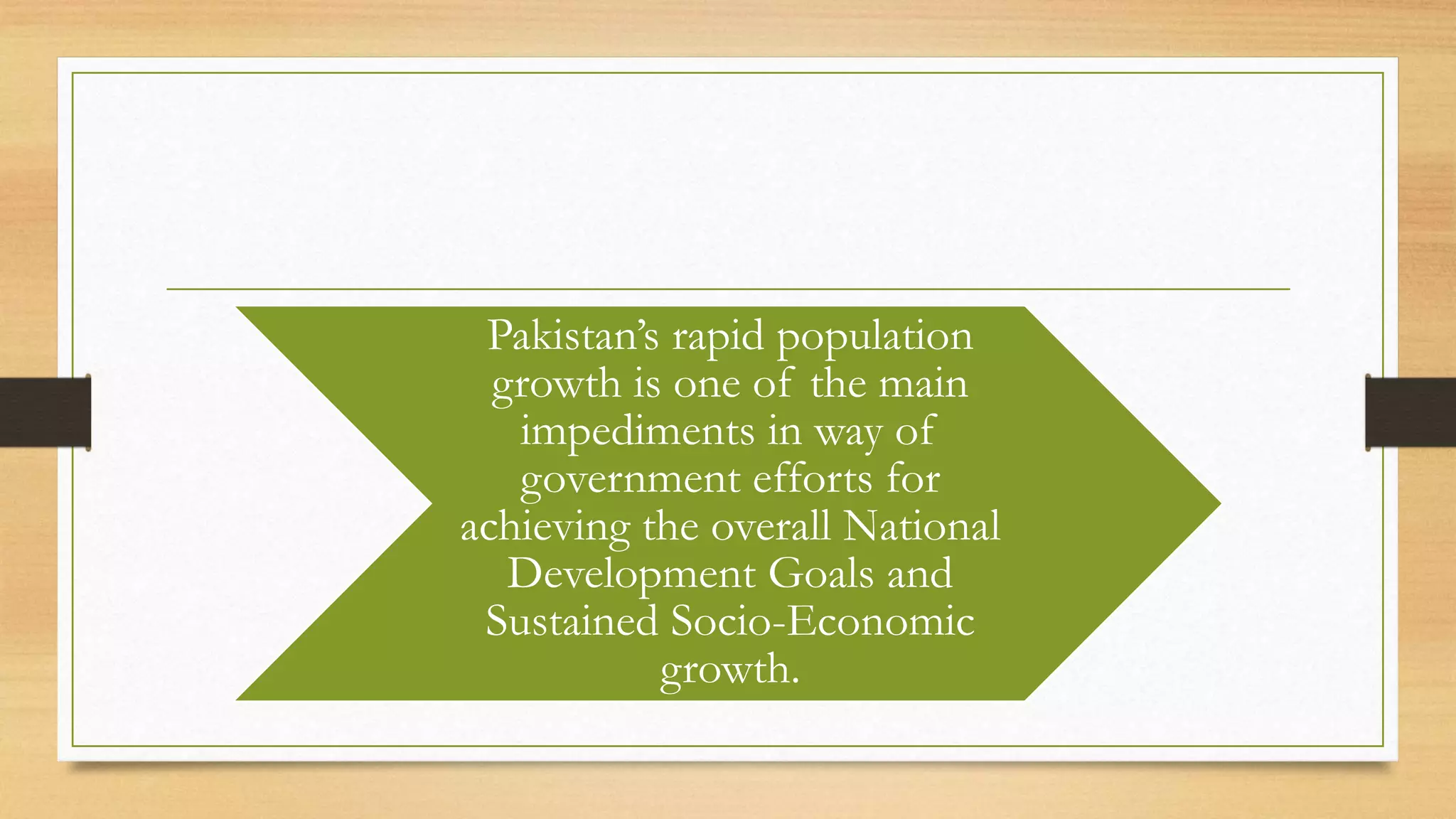 Impact of population growth on national development | PPTX
