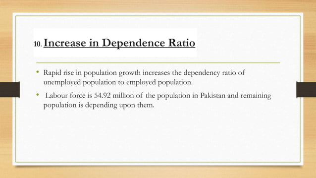 Impact of population growth on national development | PPTX | Economy ...