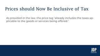 RA 10909 - No Shortchanging Act | PDF