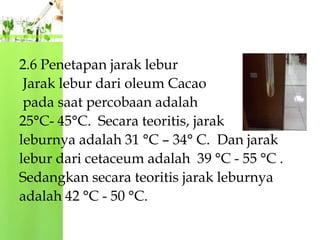 IDENTIFIKASI MINYAK ATSIRI, MINYAK LEMAK, LEMAK, DAN LILIN (NEW) | PPTX