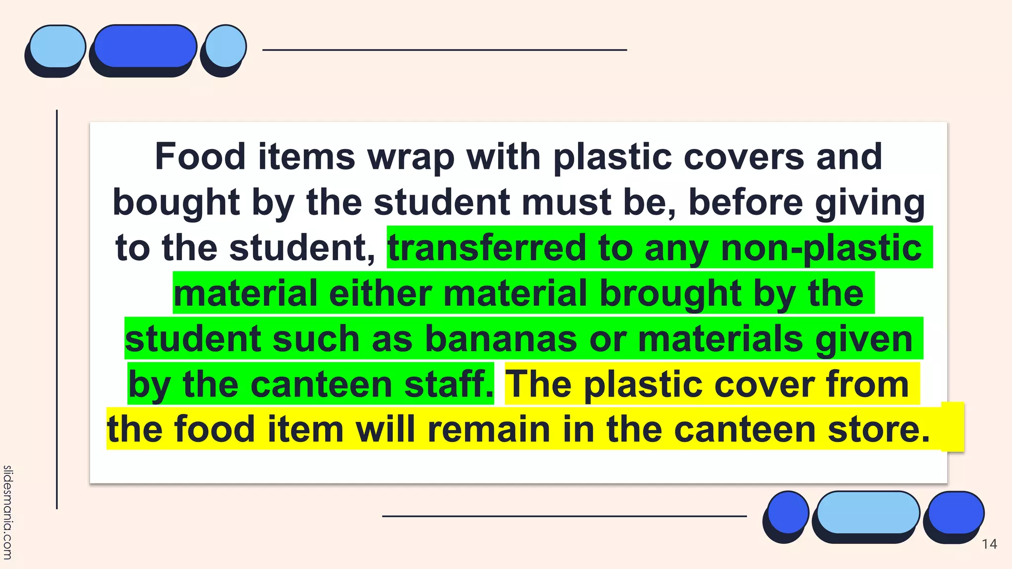 No Single Use Plastic Policy Presentation.pptx