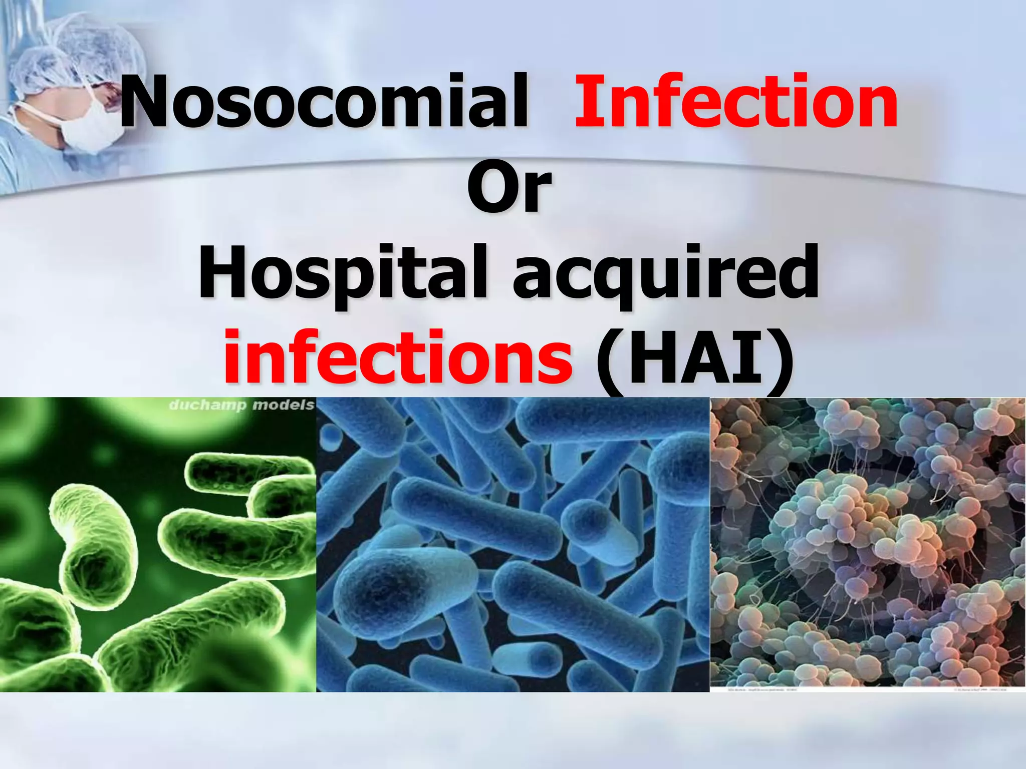 Nosocomial infections | PPT