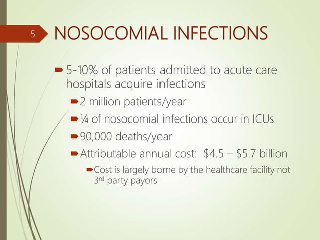 Nosocomial infections | PPT