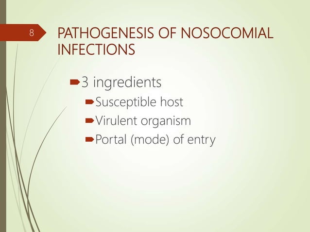 Nosocomial infections | PPT