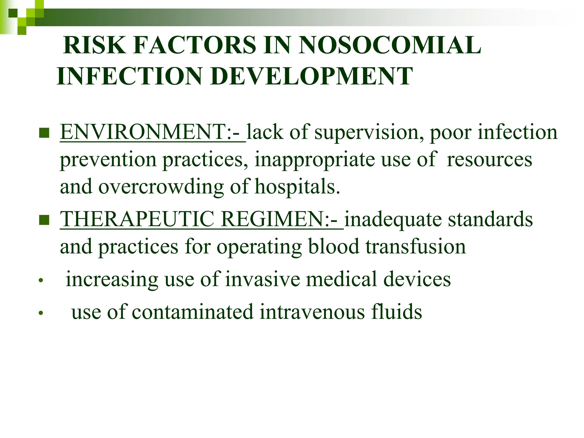 NOSOCOMIAL INFECTIIONS Bsc nursing hospital acquired infection PPT 1.pptx