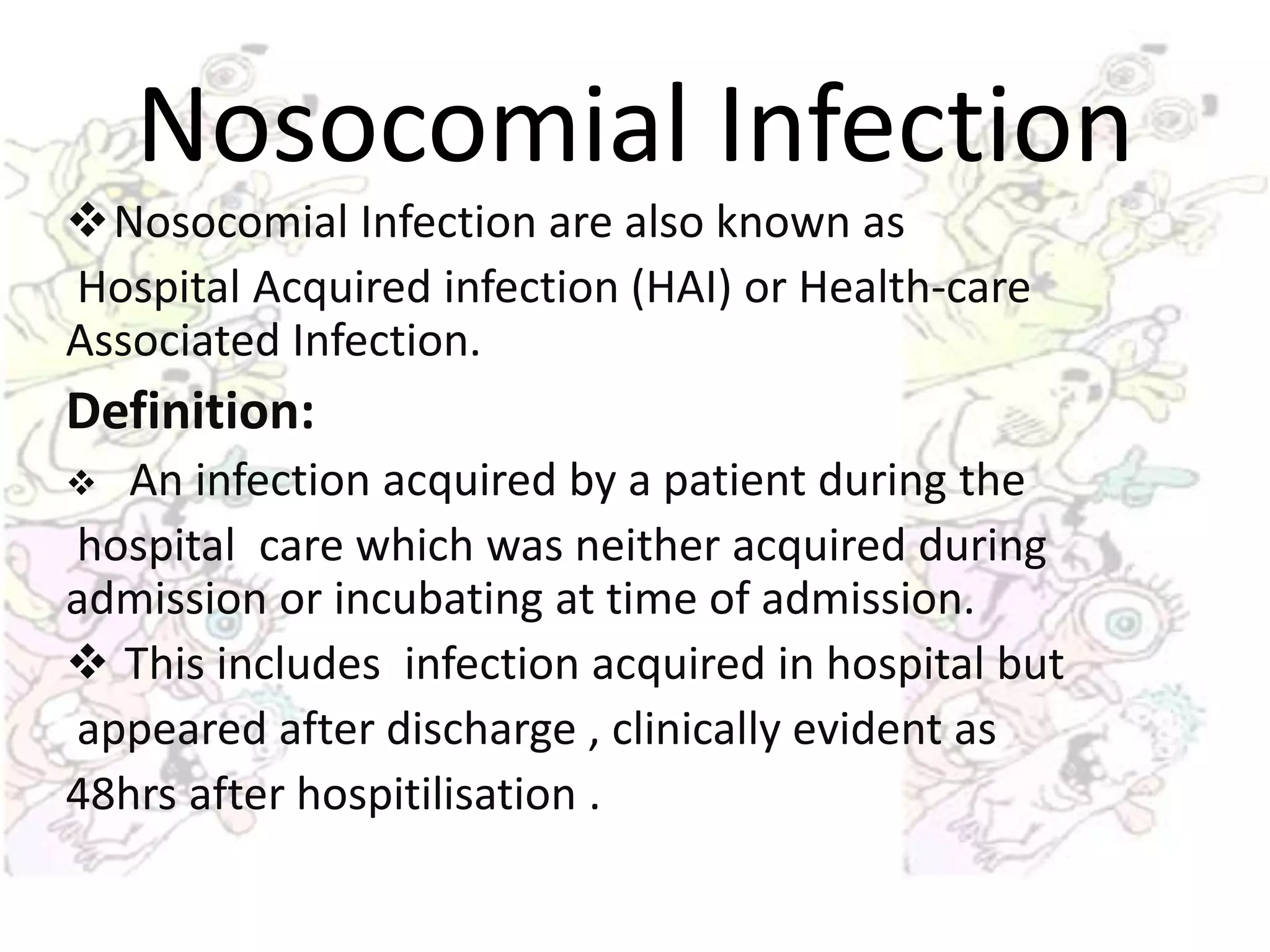 Nosocomial infection | PPTX