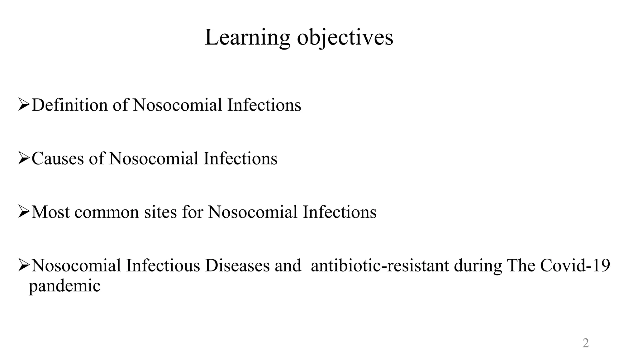 Nosocomial infection | PPT