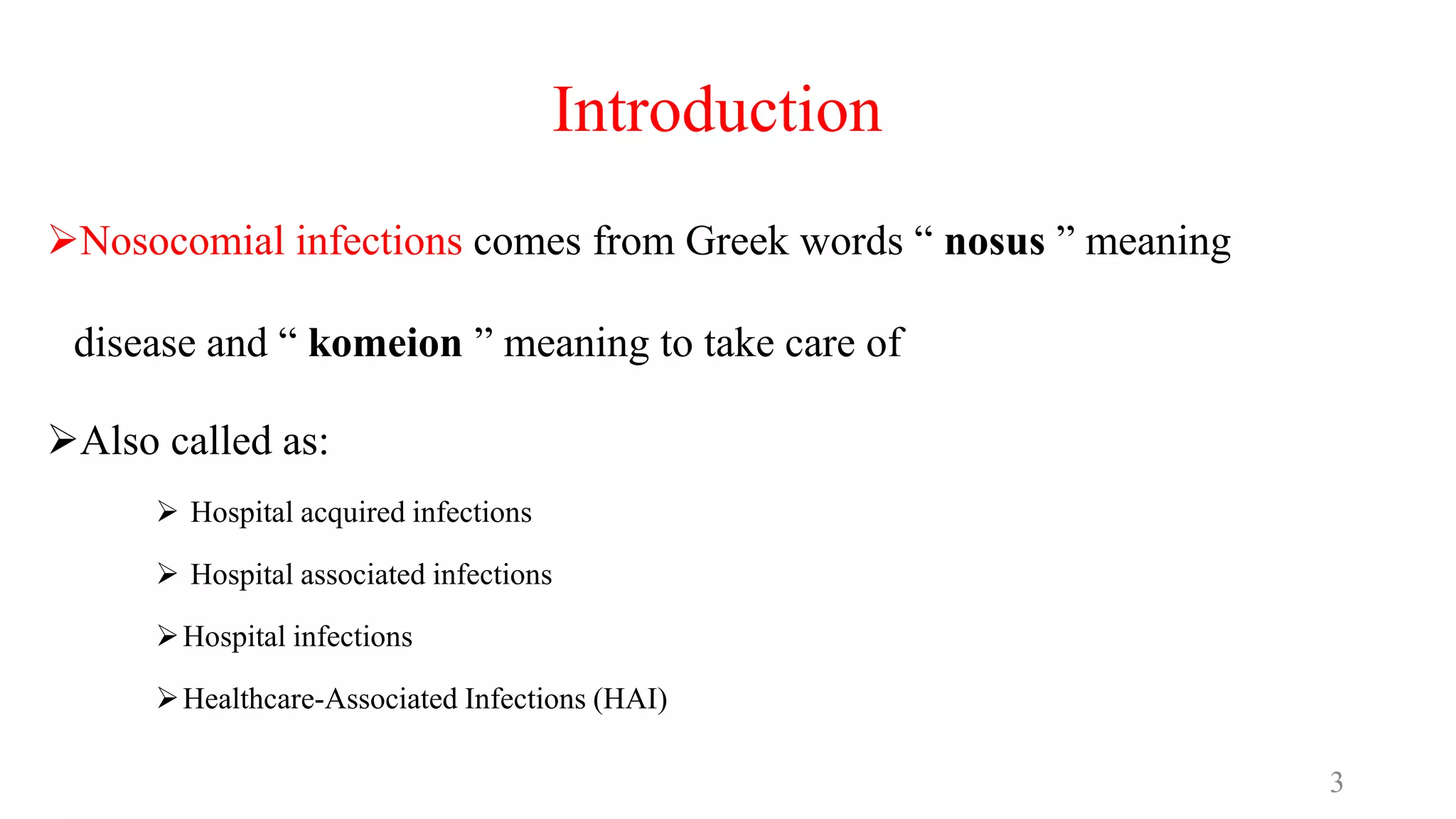 Nosocomial infection | PPT