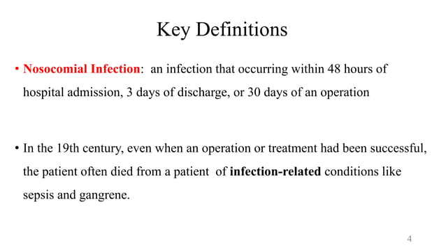 Nosocomial infection | PPT