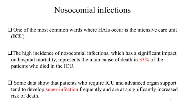 Nosocomial infection | PPT