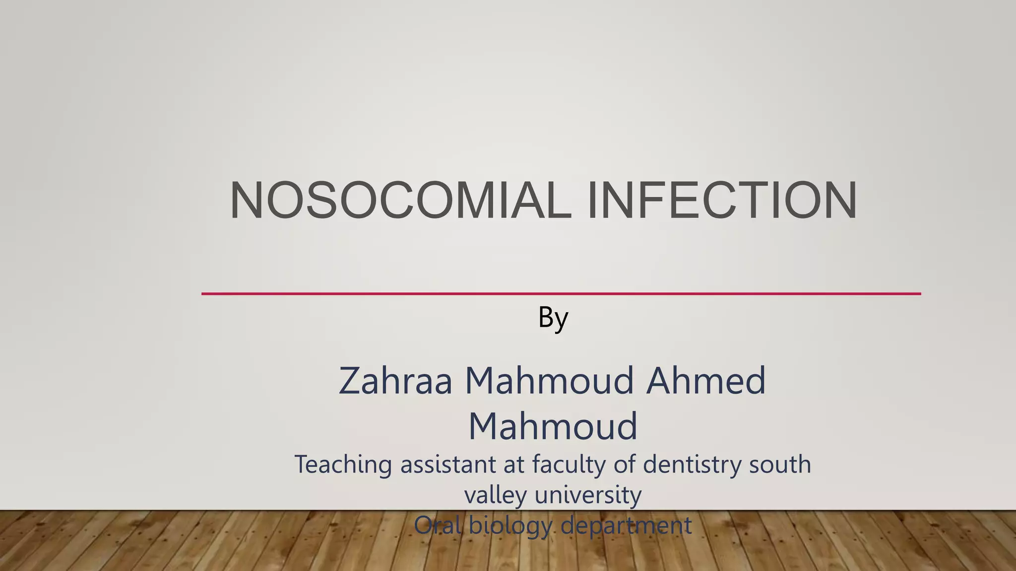 Nosocomial infection.pptx
