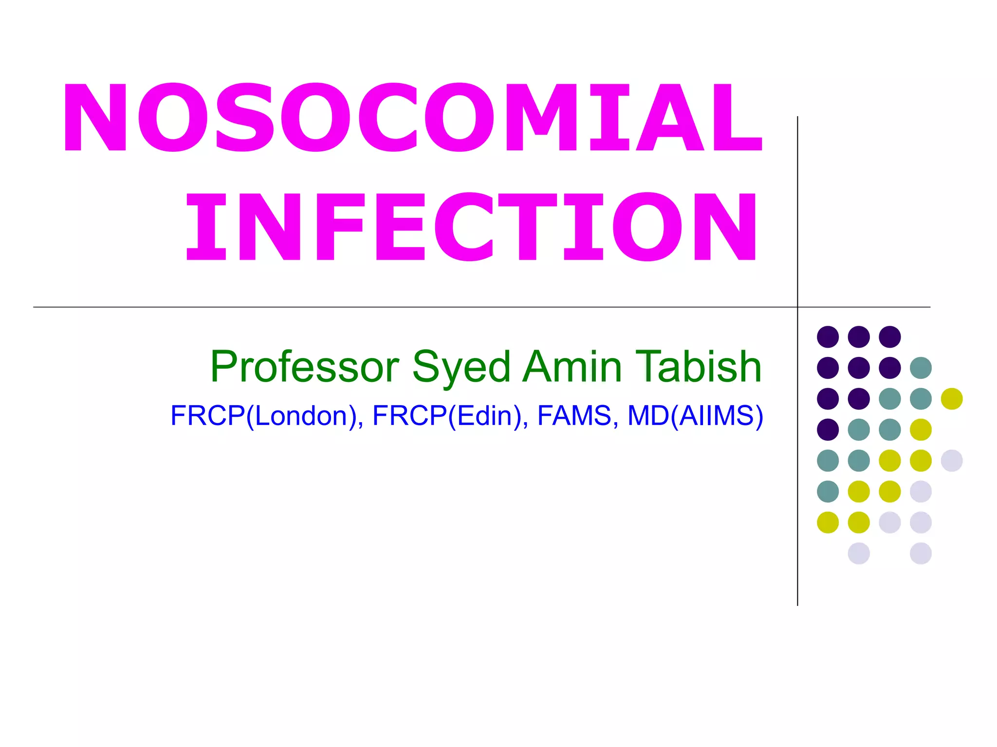 Nosocomial infection | PPT