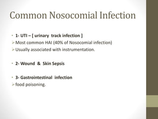 Topic-Hospital Acquired Infection & Nosocomial Infection by Chhavi ...