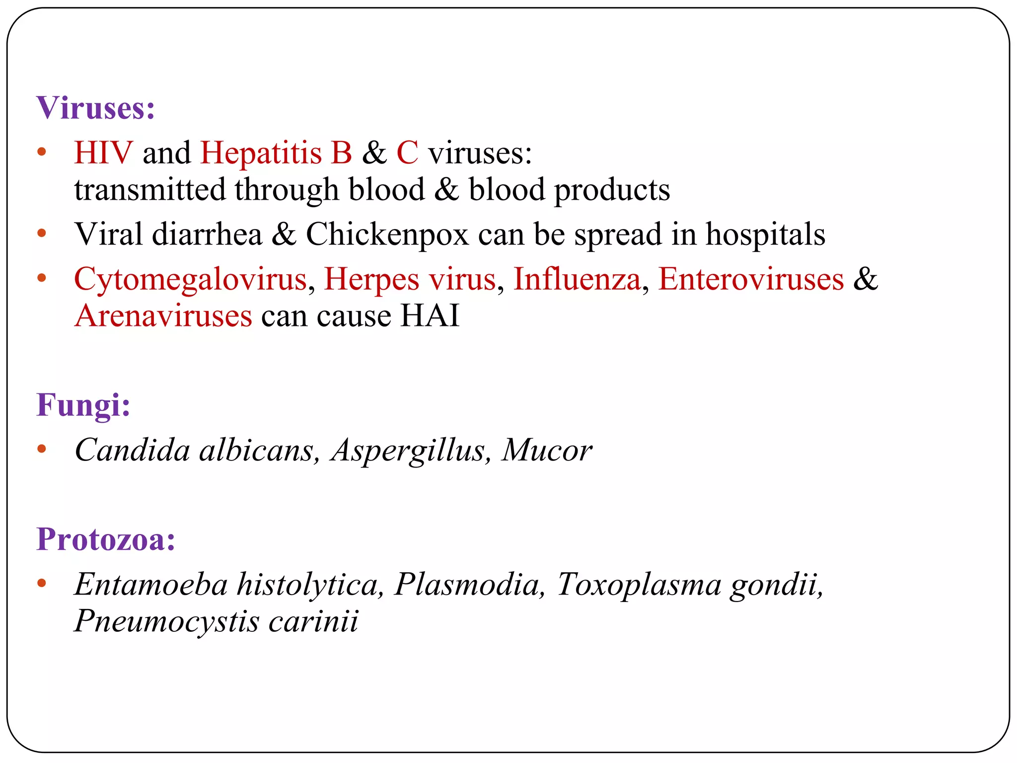 Nosocomial infection & control | PPSX