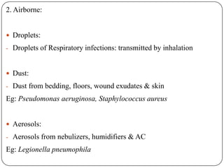 Nosocomial infection & control | PPSX