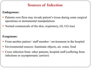 Nosocomial infection & control | PPSX