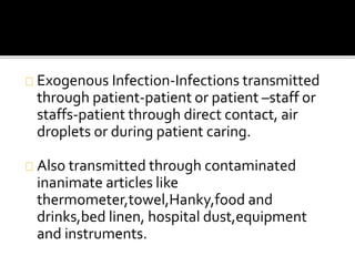 Nosocomial infections | PPTX